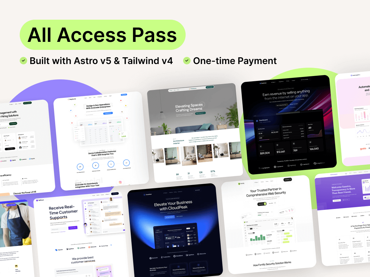 All Access Pass - Themefisher